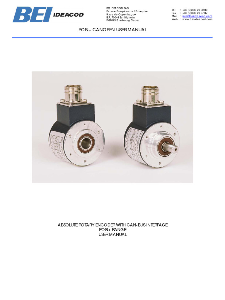 CANopen Rotary Encoder Guide | PDF | Computing | Computer Engineering