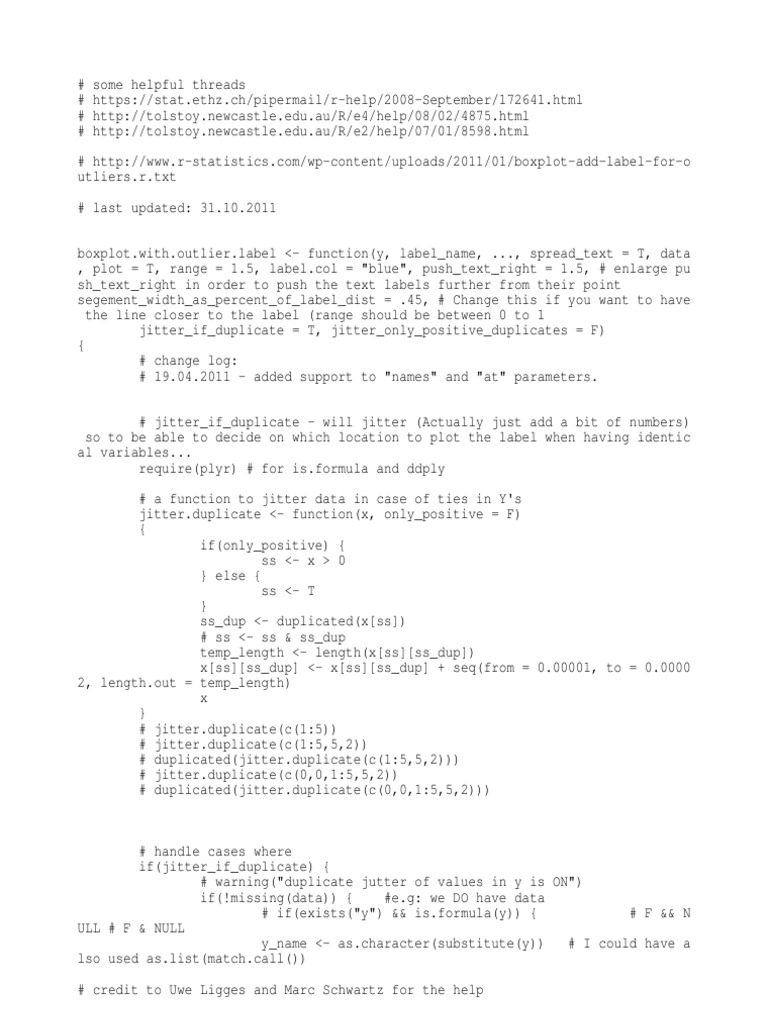 Boxplot With Outlier Label R | PDF | Areas Of Computer Science ...