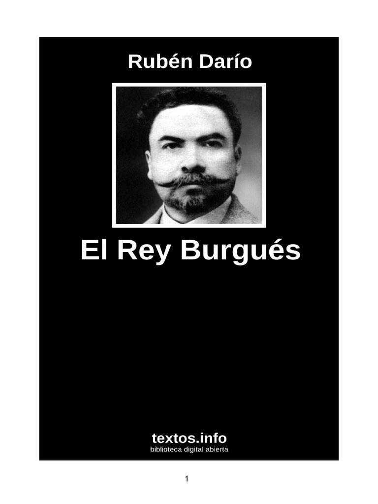 El Rey Burgués de Rubén Darío | PDF | Poesía