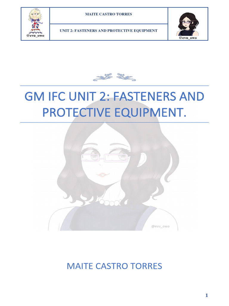 IFC UNIT 2 UNIDAD 2 | PDF | Personal Protective Equipment