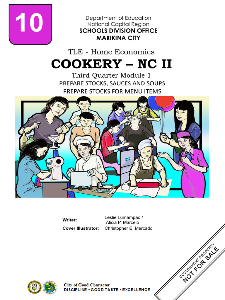 Module 1 TLE Cookery NCII Grade10 QTR3 Module 1 | PDF | Stock (Food ...