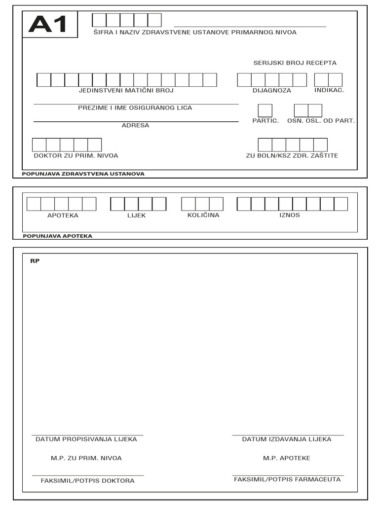01 Recept A-1 Sa Numeracijom | PDF
