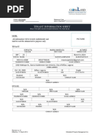 Tenant Information Sheet | PDF