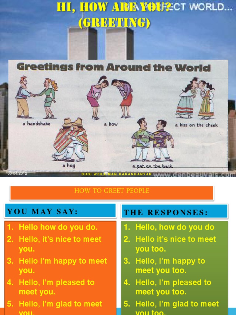 Greeting Someone | PDF | Self-Improvement | Lifestyle