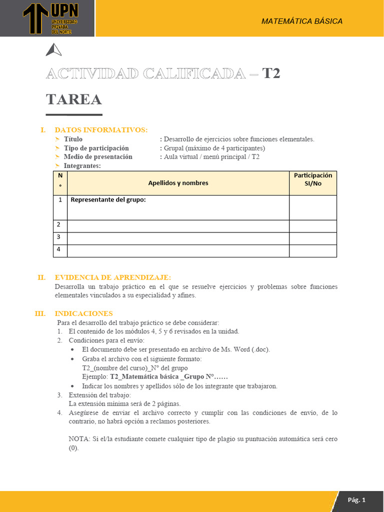 Math.1100.t2 Matematica Basica | PDF | Variable (Matemáticas) | Función (Matemáticas)