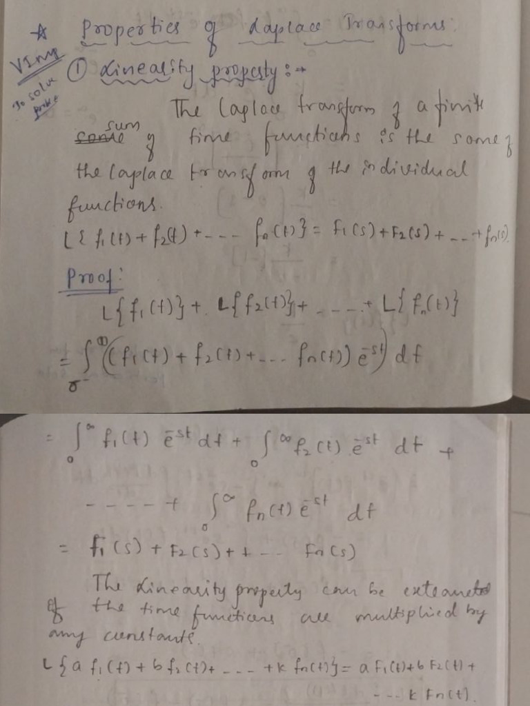 Laplace Transformation | PDF