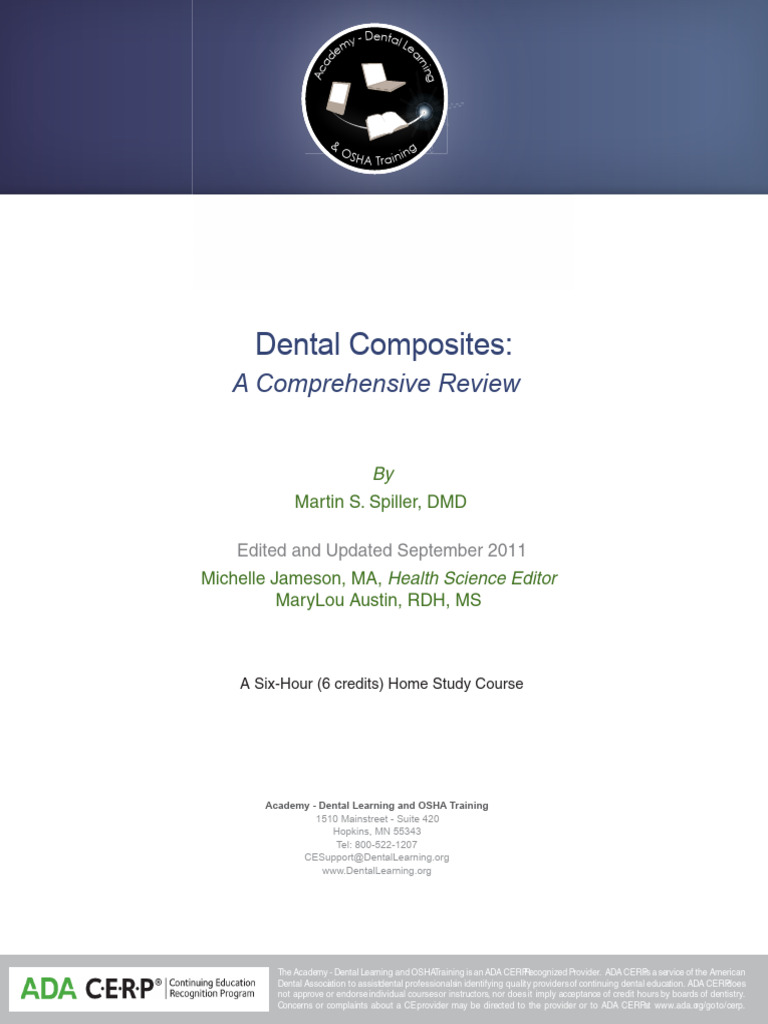 Dental Composites Gulf | PDF | Dental Composite | Dental Material