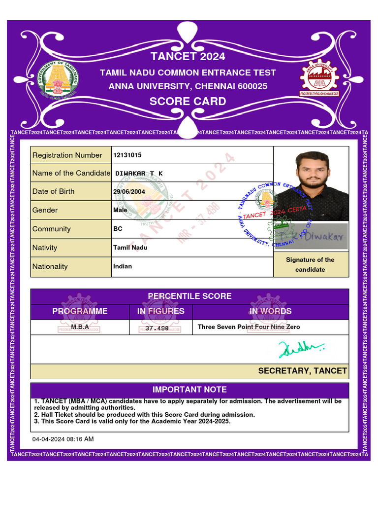 Scorecard 2 | PDF | Qualifications | Educational Stages