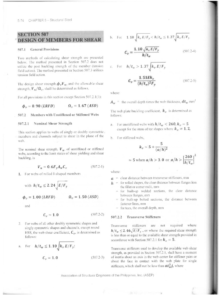 Nscp Section507 Pdf