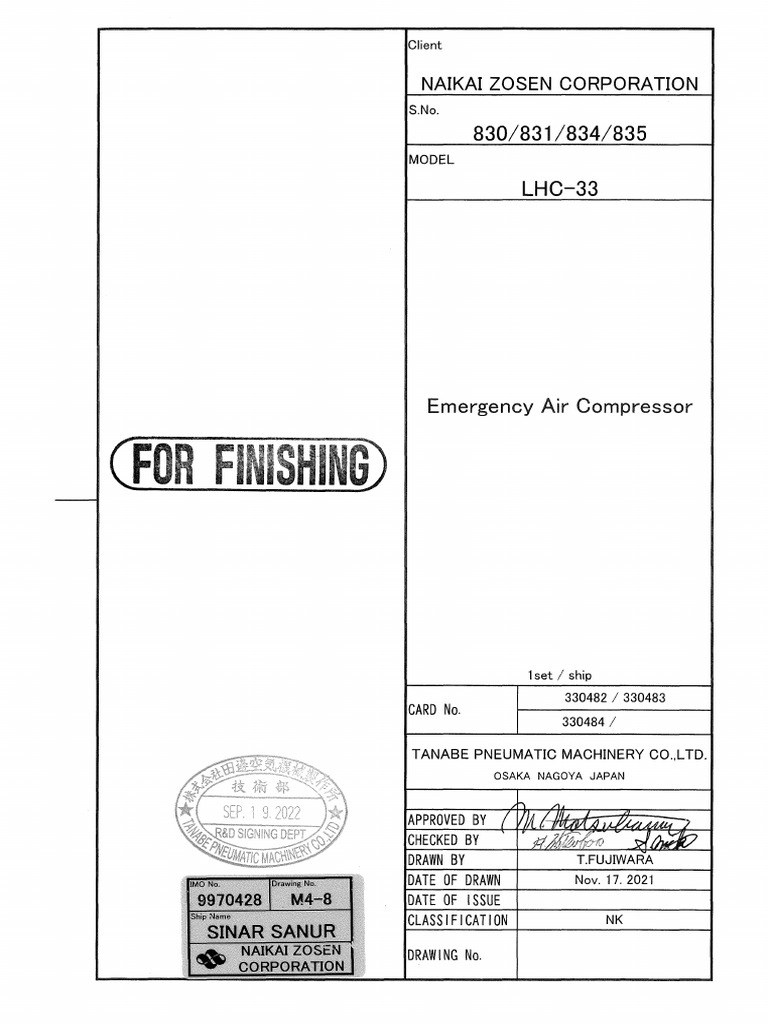 Emergency Air Compressor | PDF