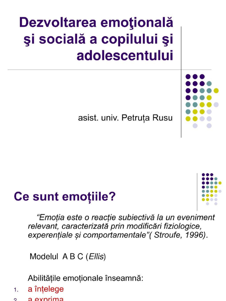 Emotiile | PDF