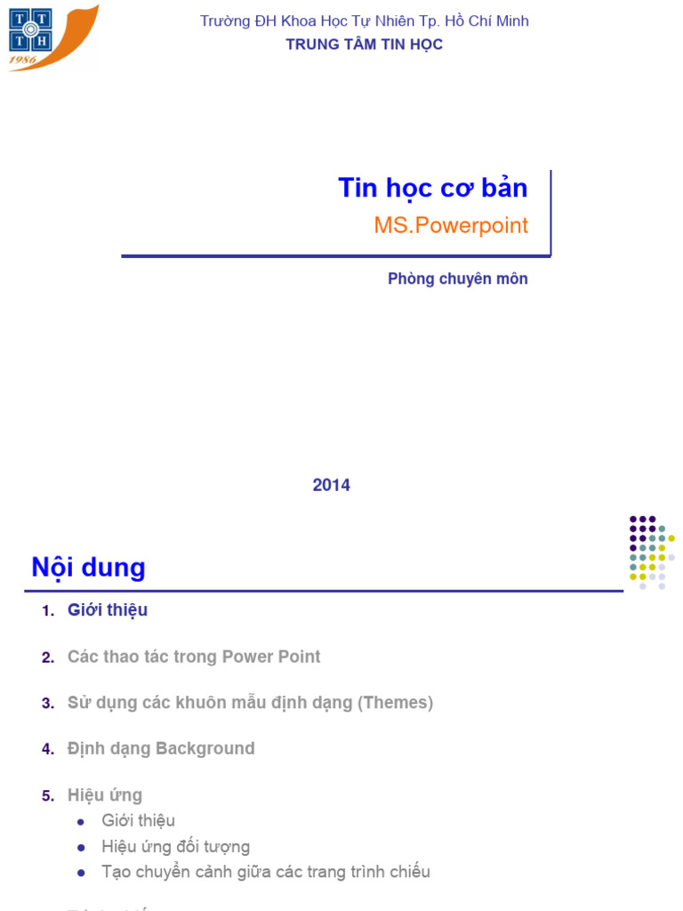 Ms Powerpoint Co Ban | PDF