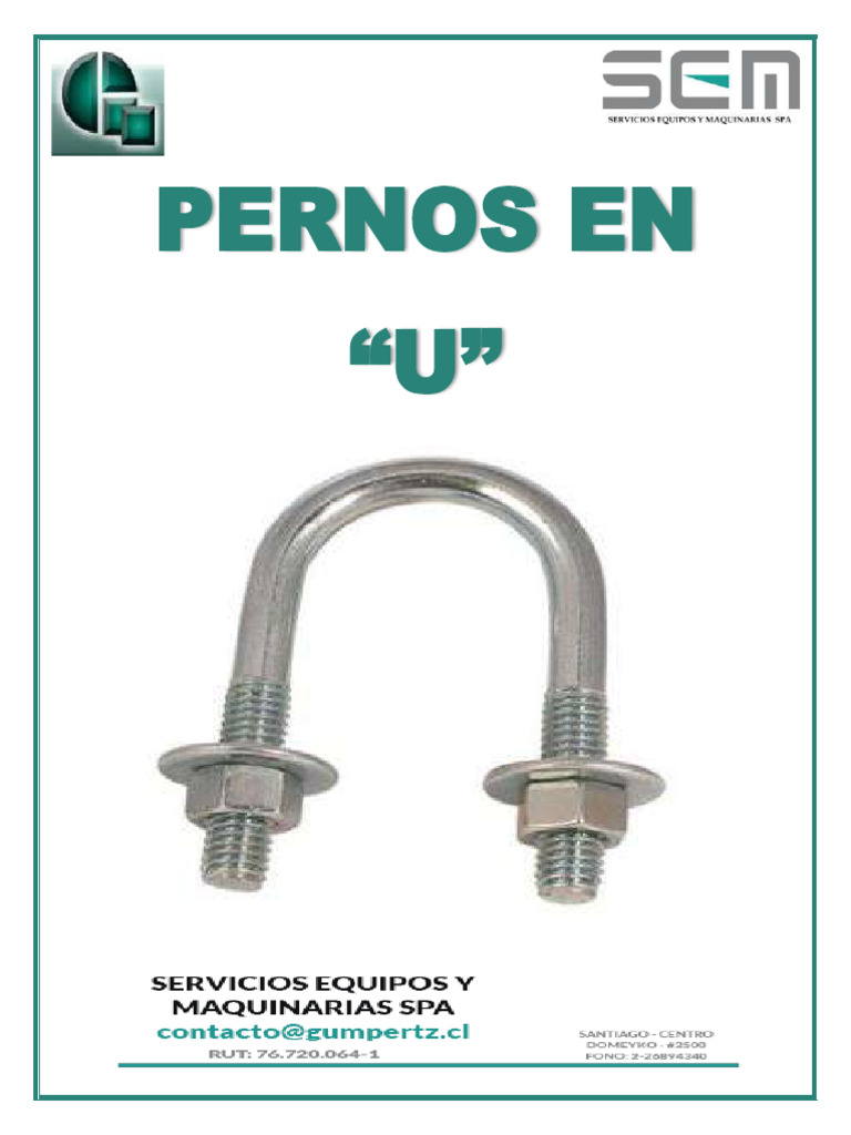 Pernos en U | PDF | Cobre | Aleación