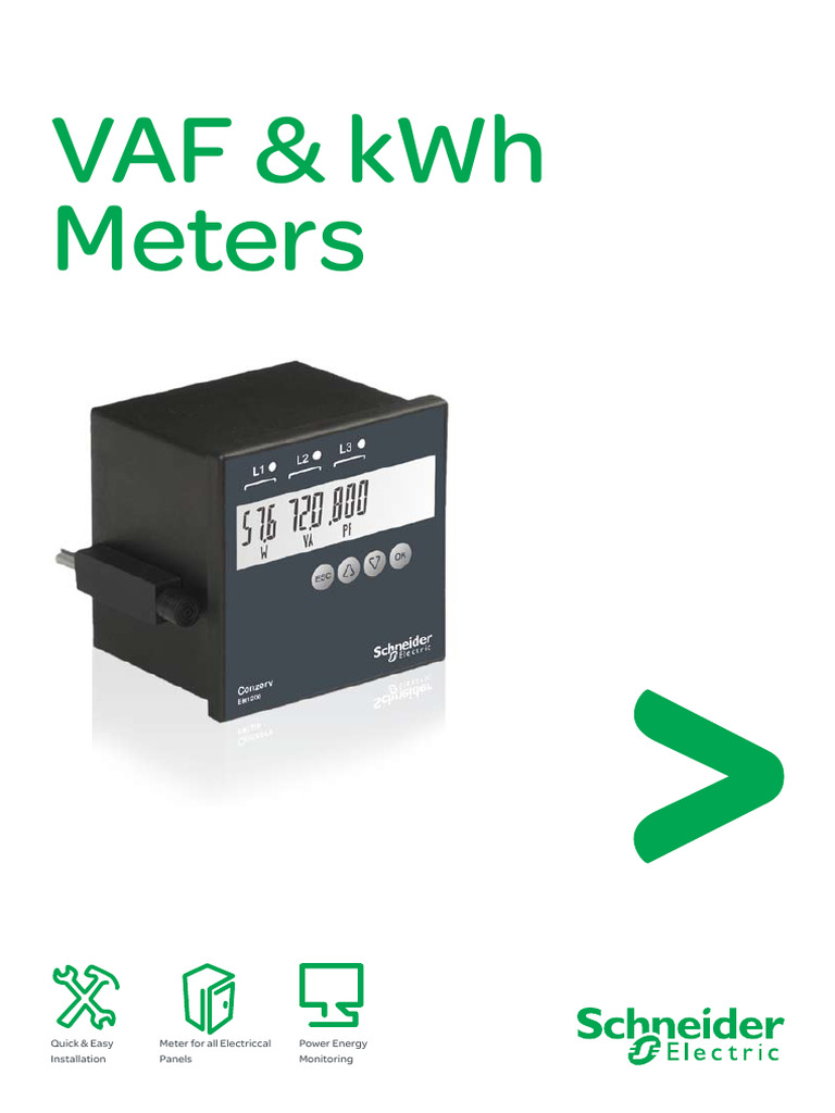 EM1000 & DM Series Meter Overview | PDF | Ac Power | Parameter ...