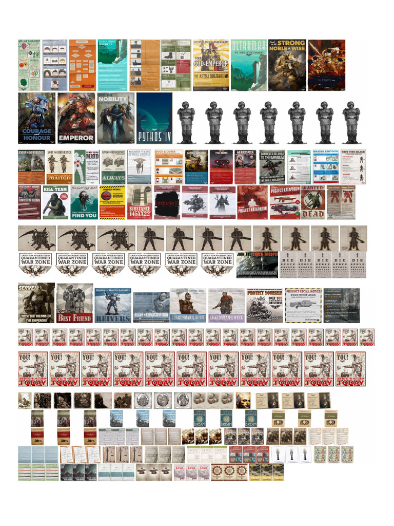 40K Regimental Standard Posters | PDF