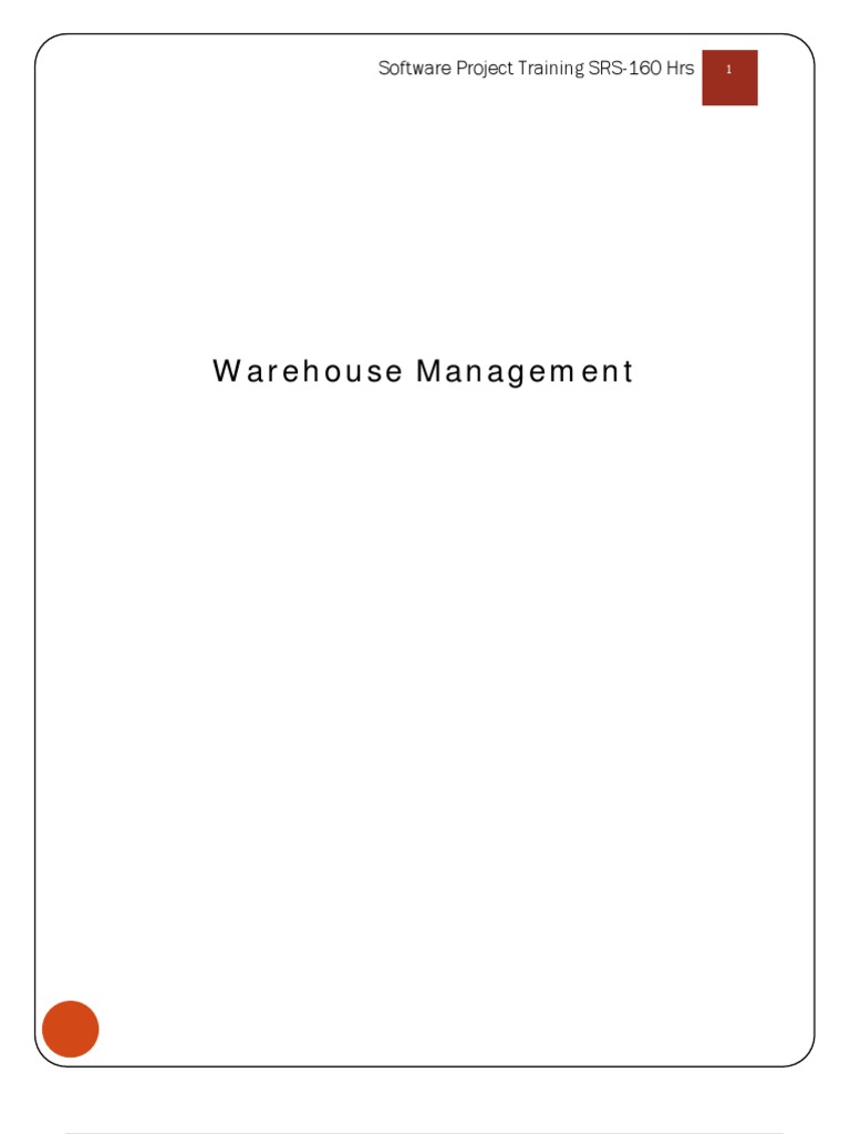 Warehouse Management | PDF | Microsoft Sql Server | Inventory