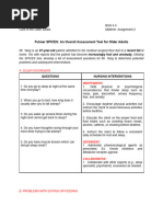 Spices Tool | PDF | Geriatrics | Gerontological Nursing