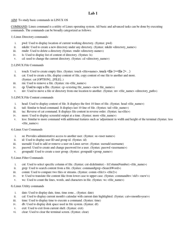 Operating System Lab | PDF | Thread (Computing) | Computer Architecture Operating System Lab | PDF | Thread (Computing) | Computer Architecture