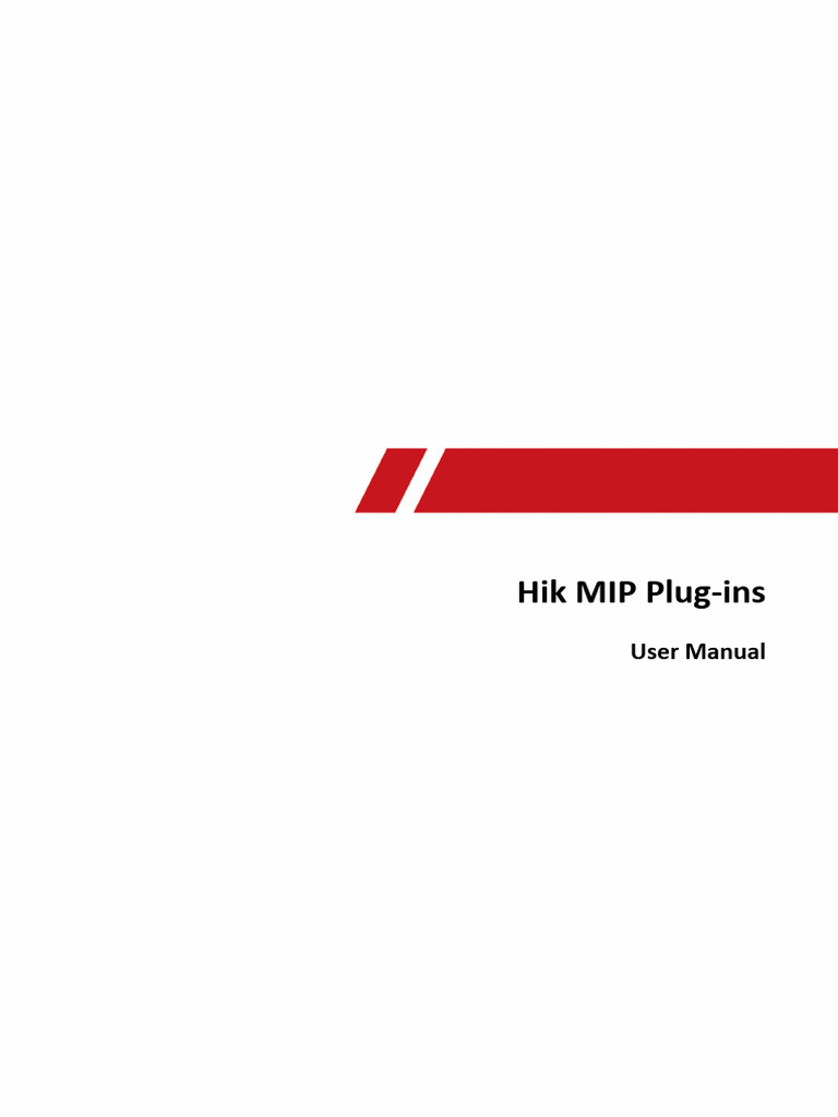 UD32382C - Hik MIP Plug-Ins - User Manual - V2.2.1 - 20230314 | PDF | Password | Server (Computing)