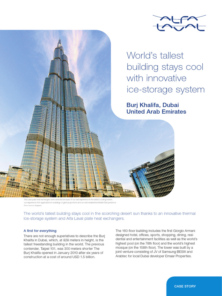 Worlds Tallest Building Stays Cool With Innovative Ice Storage System ...
