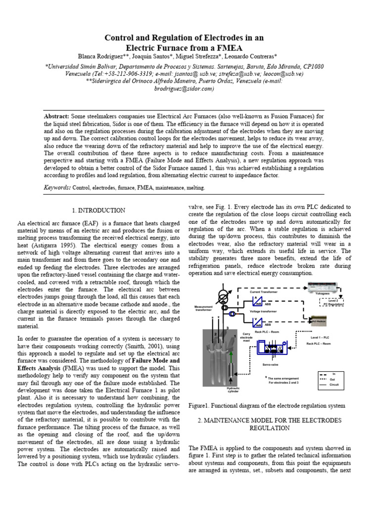 Control and Regulation of Electrodes | PDF | Transformer | Electrode