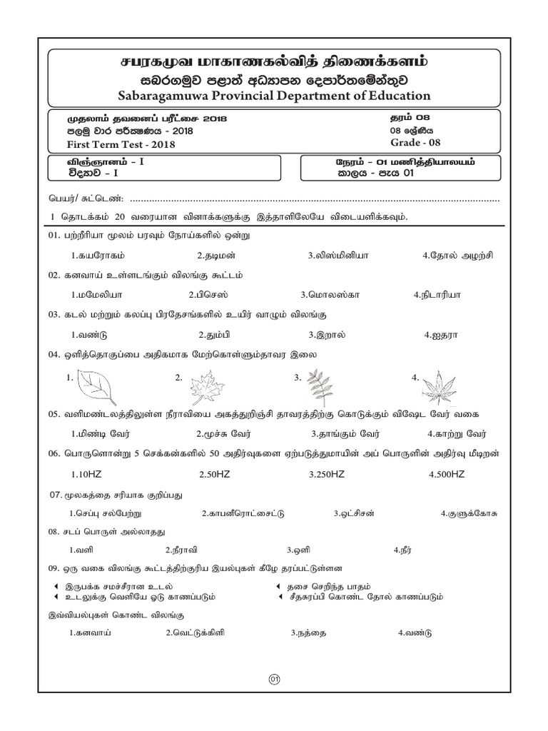 1st Term (G8) - 8 | PDF