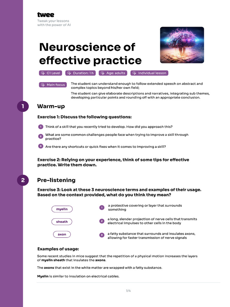Neuroscience Practice C1 | PDF | Axon | Nerve