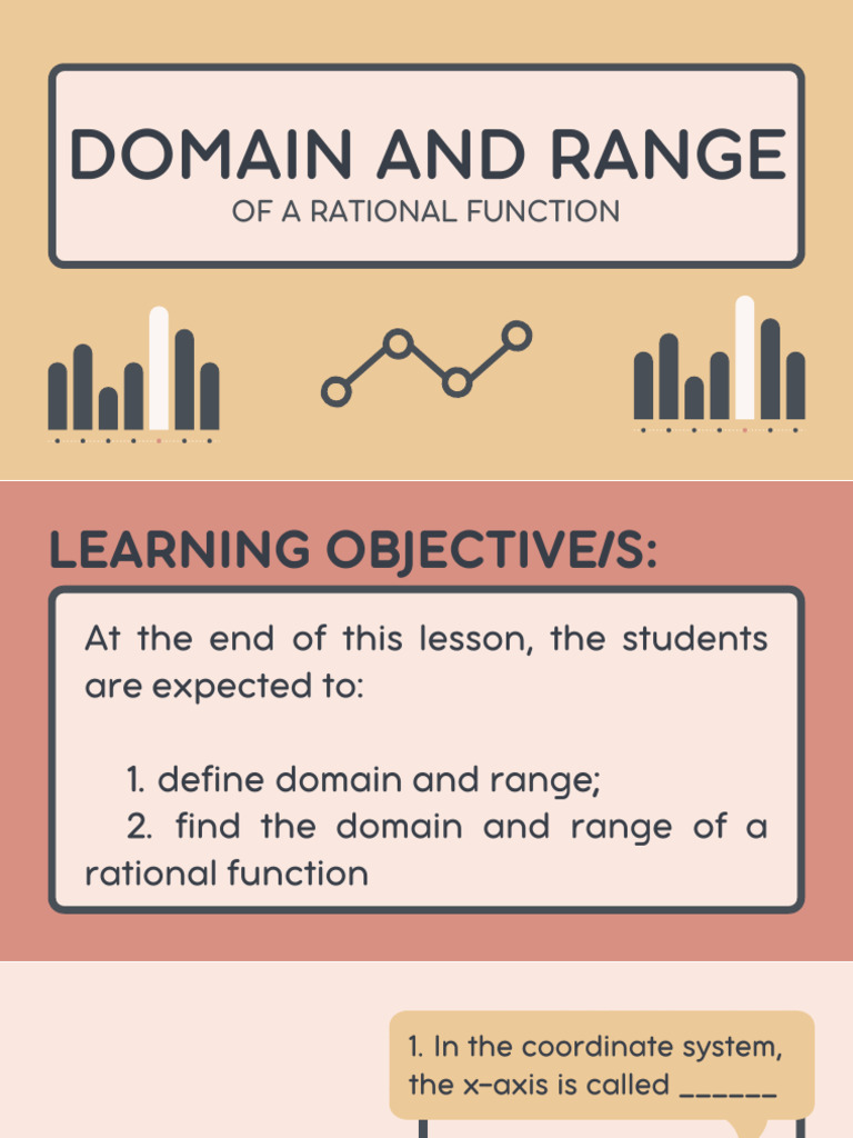 Domain and Range of A Function | PDF