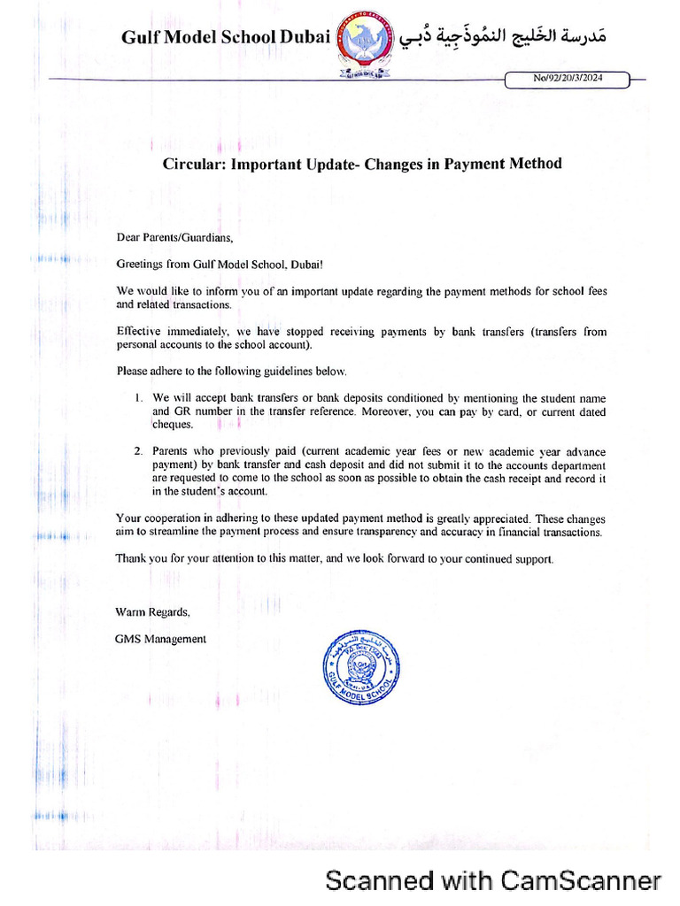 Circular Important Update-Changes in Pay | PDF