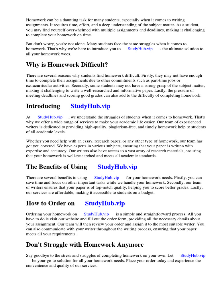 Homework Help with StudyHub.vip | PDF | Homework | Room