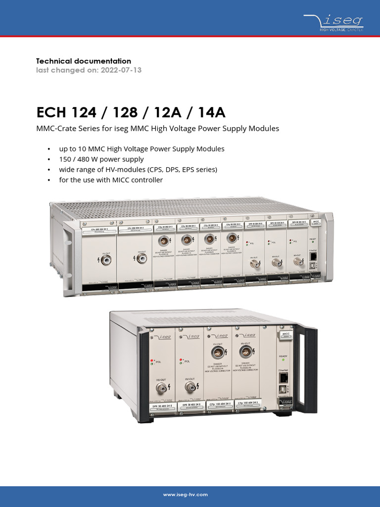 Crate ECH128 | PDF | Mains Electricity | Electrical Connector