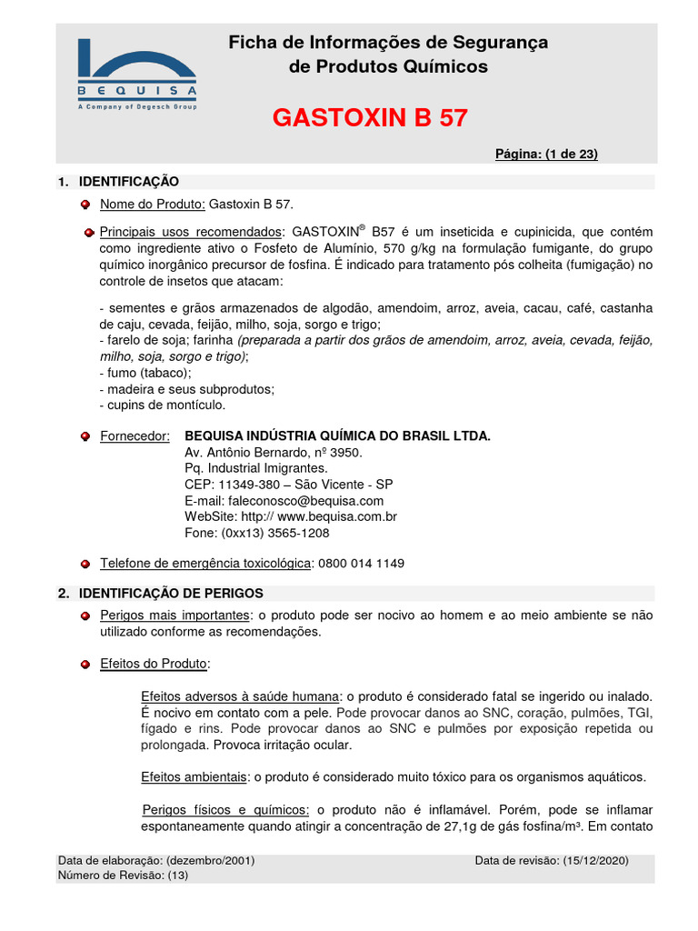 Gastoxin B57pastilhas Comprimidos e Saches Fispq Rev13 3 | PDF ...