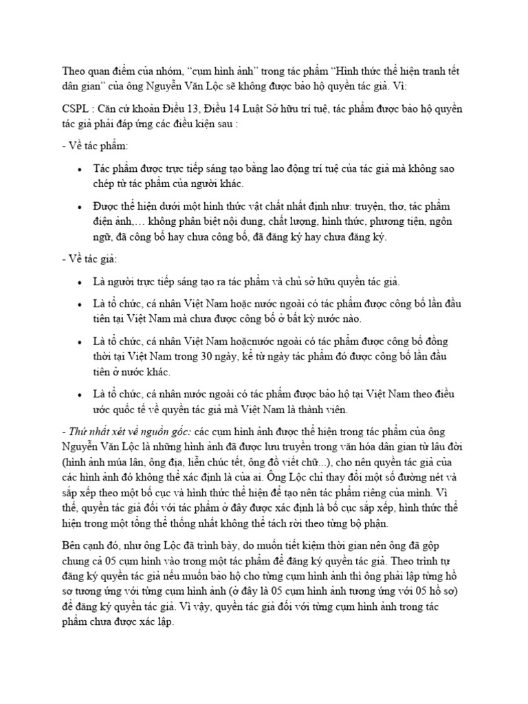 Câu 2b - Luật SHTT | PDF