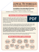 Foundation Advanced 2025 Leaflet | PDF | Lecture | Teachers