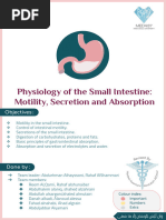 Adaptations of the Small Intestine for Absorption | PDF