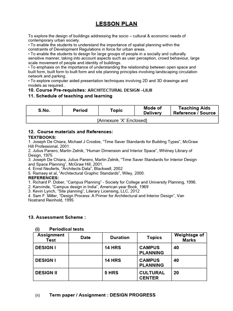 Lesson Plan Sample | PDF | Design