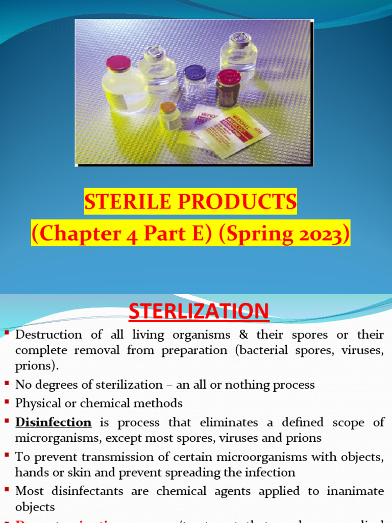 Sterilization Methods Explained | PDF | Sterilization (Microbiology ...