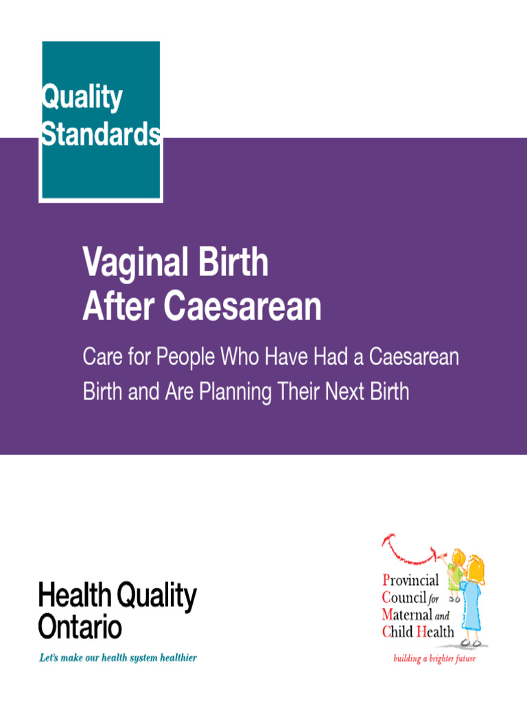 Vaginal-Birth After-Caesarean e | PDF | Caesarean Section | Childbirth