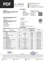Drinking Water Test Report | PDF | Bacteria | Chemical Compounds