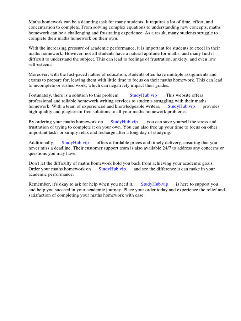 Maths Homework Activities | PDF | Worksheet | Homework