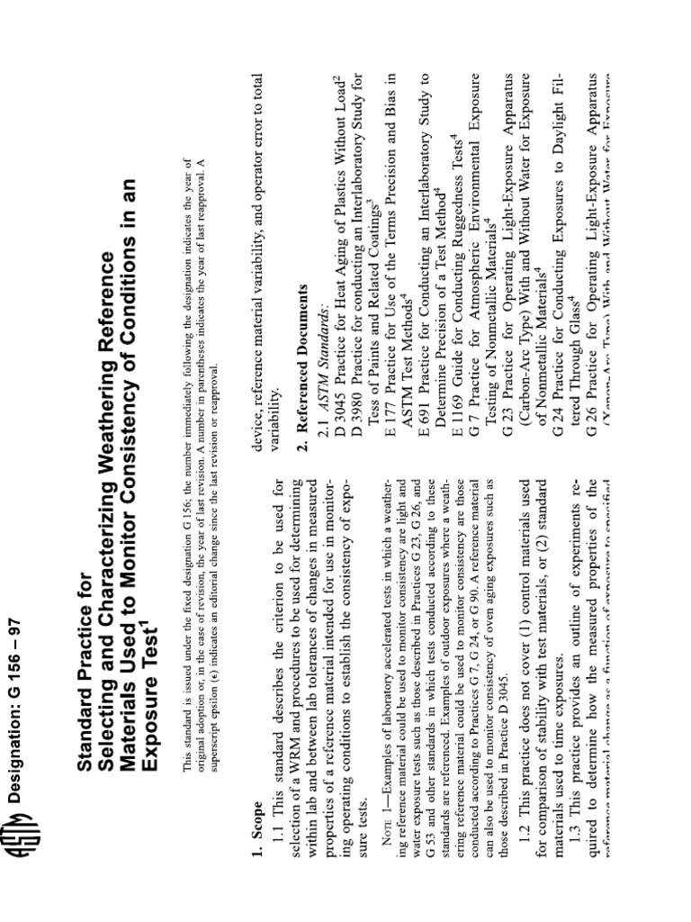 M4terials Us3d To Mon1tor C0nsistency of C0nditions in An Exp0sure T3st - 1 | PDF