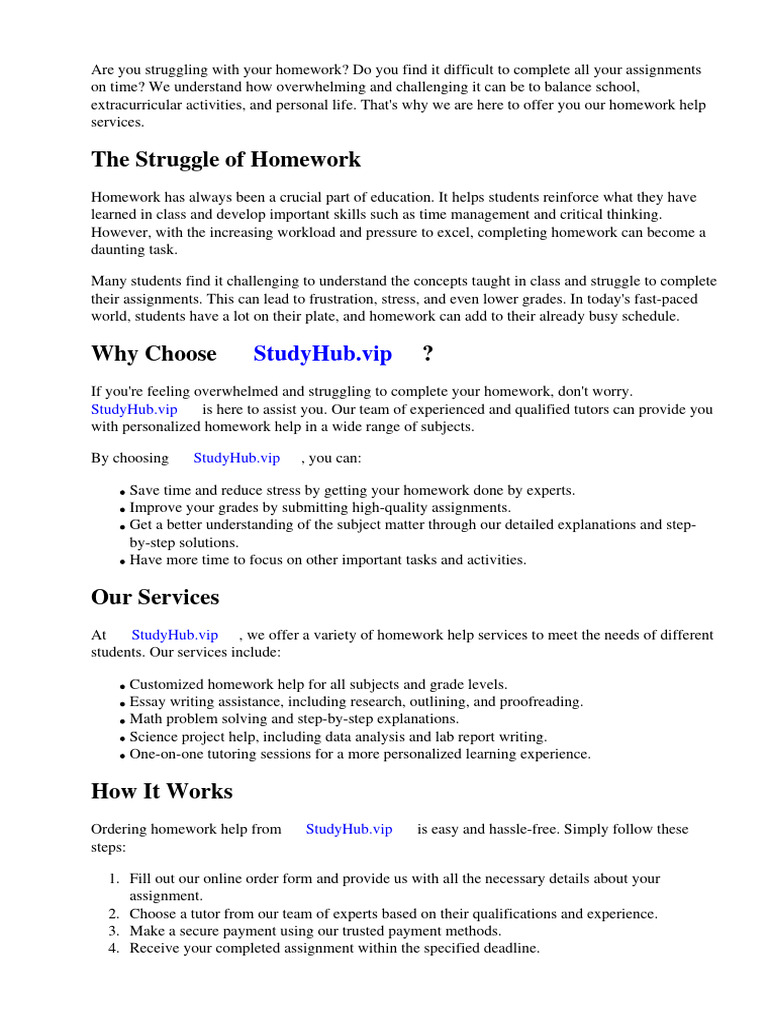 Expert Homework Help Services Online | PDF | Cost Of Living | Homework