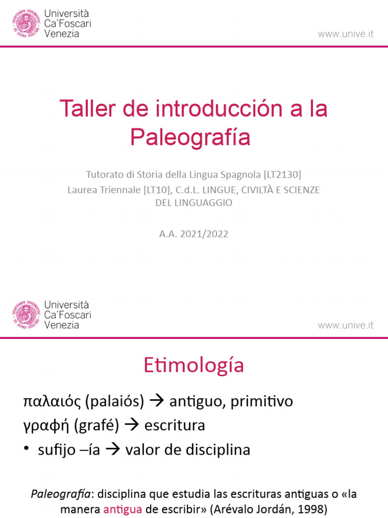 Introducción a la Paleografía | PDF | Paleografía | Escritura