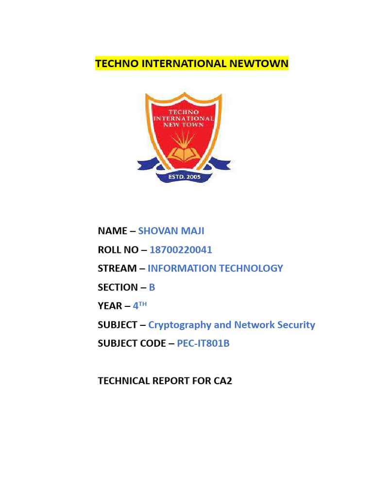Cryptography And Network Security Pdf Public Key Cryptography Key Cryptography