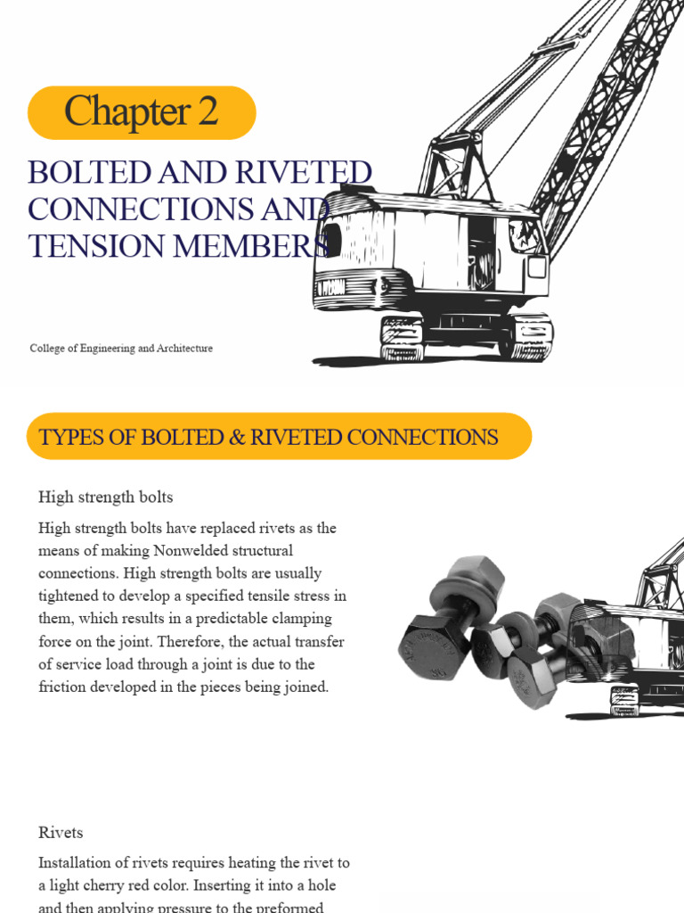 CHAPTER 2 Bolts and Rivets | PDF | Rivet | Stress (Mechanics)