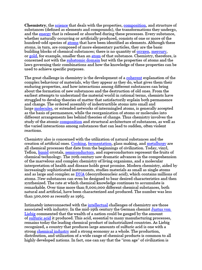 Chemistry | PDF | Chemical Bond | Entropy