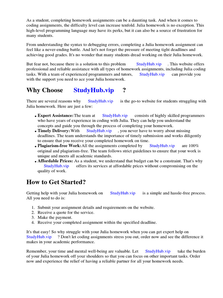 Julia Homework Isnt Housework | PDF | Homework | Teachers