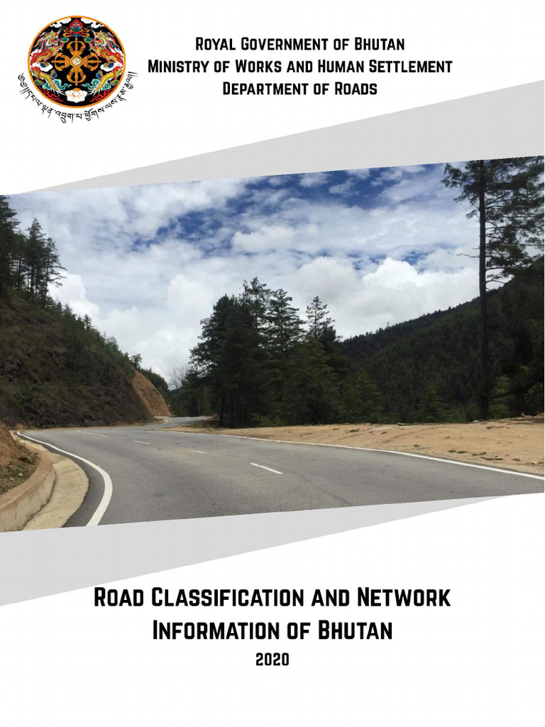 Bhutan Road Classification Overview | PDF | Road | Highway