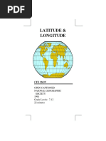 Reading Comprehension - Absolute Location | PDF | Longitude | Equator