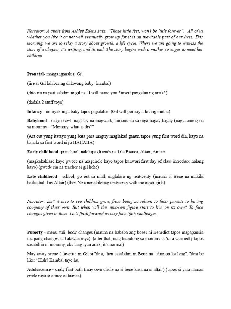 ITP Roleplay Flow | PDF | Gerontology | Interpersonal Relationships